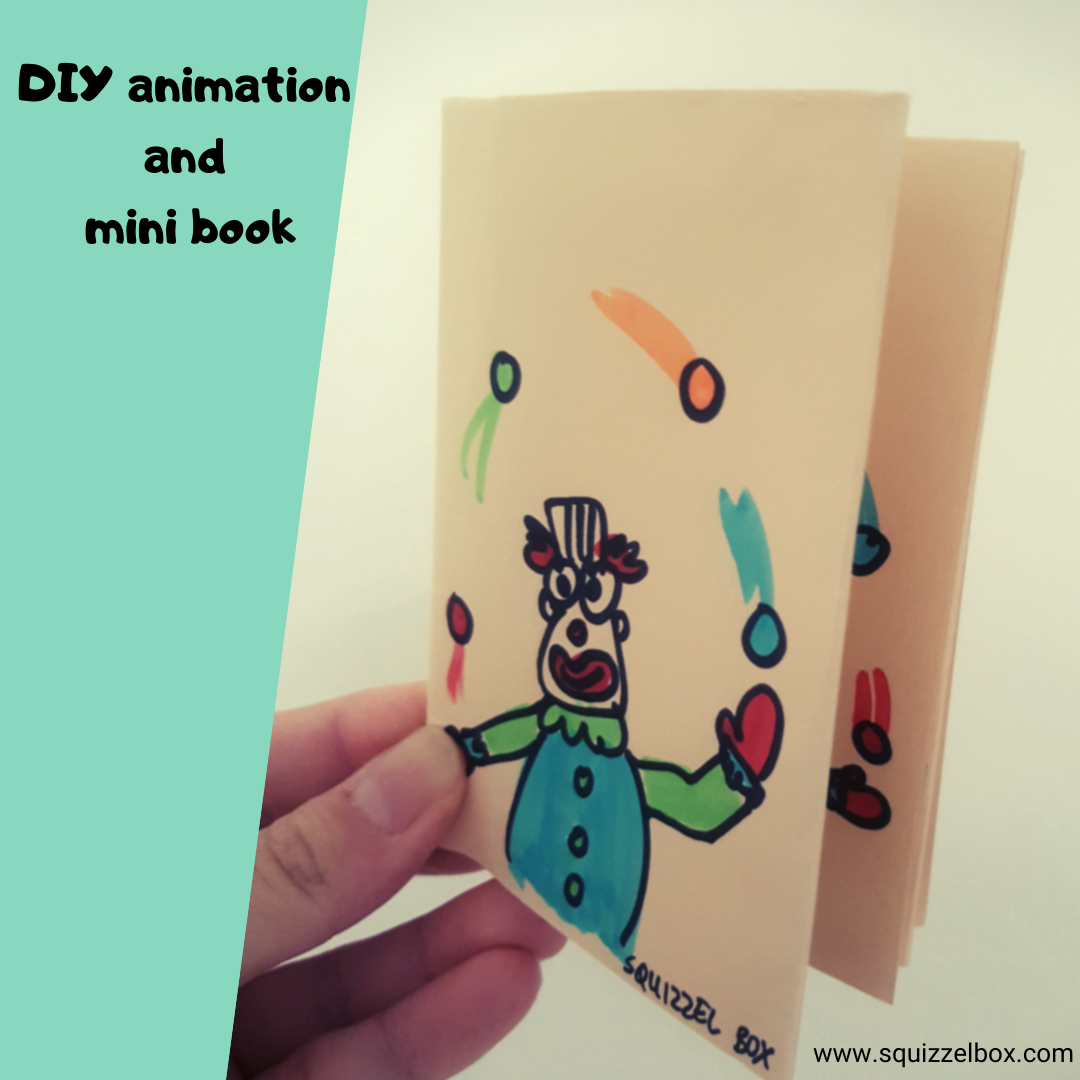 DIY animation and Mini Book – Squizzel Box